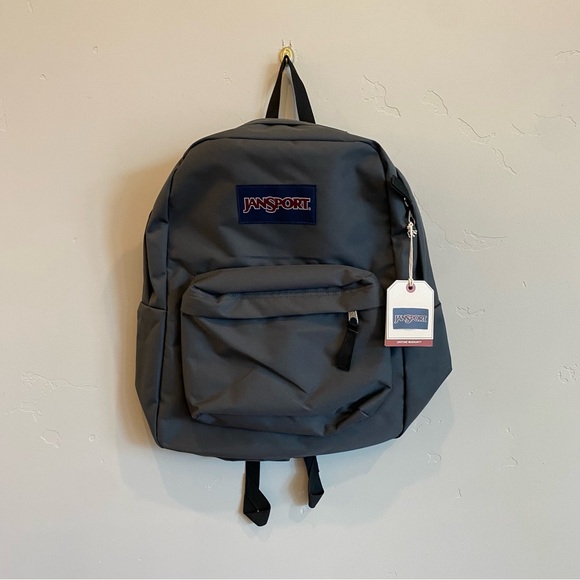 Jansport | Bags | Jansport Charcoal Forge Grey Original Superbreak ...